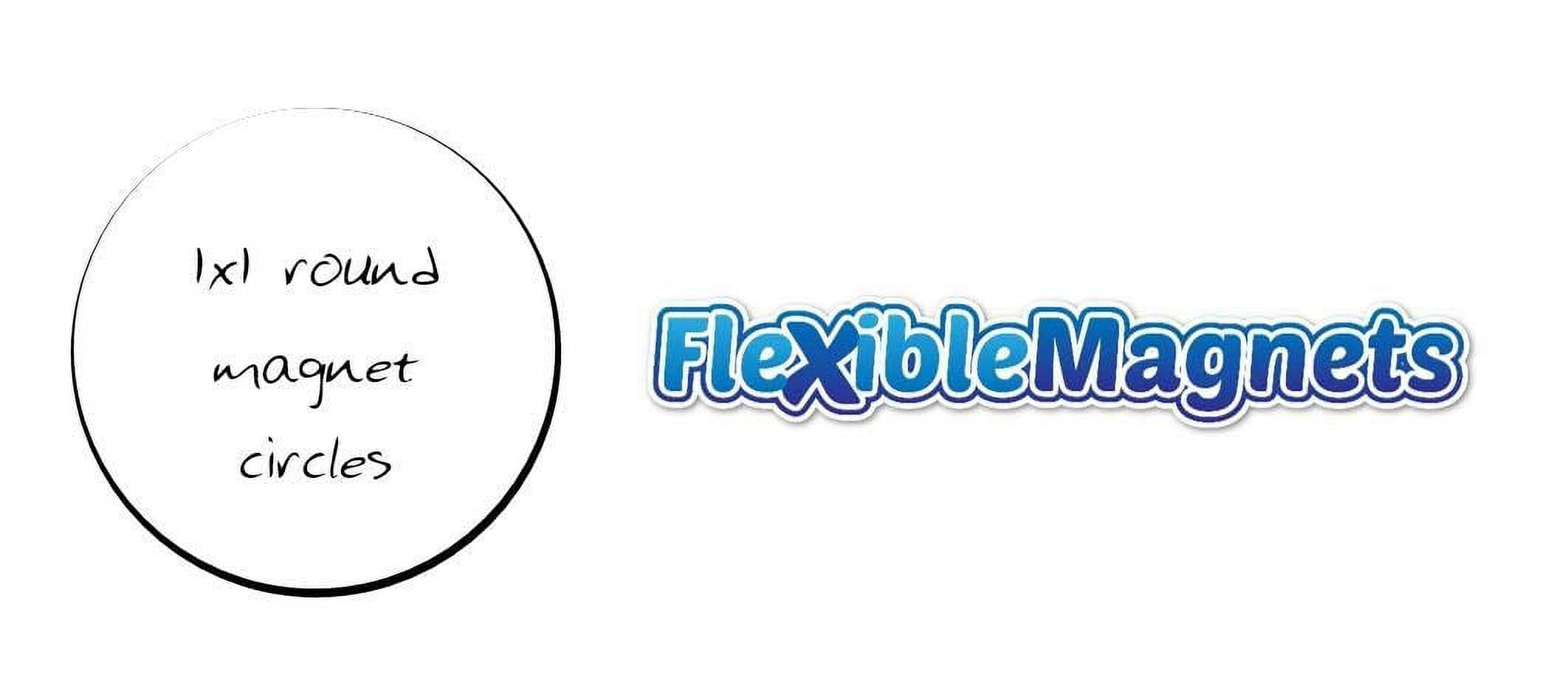 24-Pack White Flexible Magnets. 1-Inch Diameter. - Walmart.com