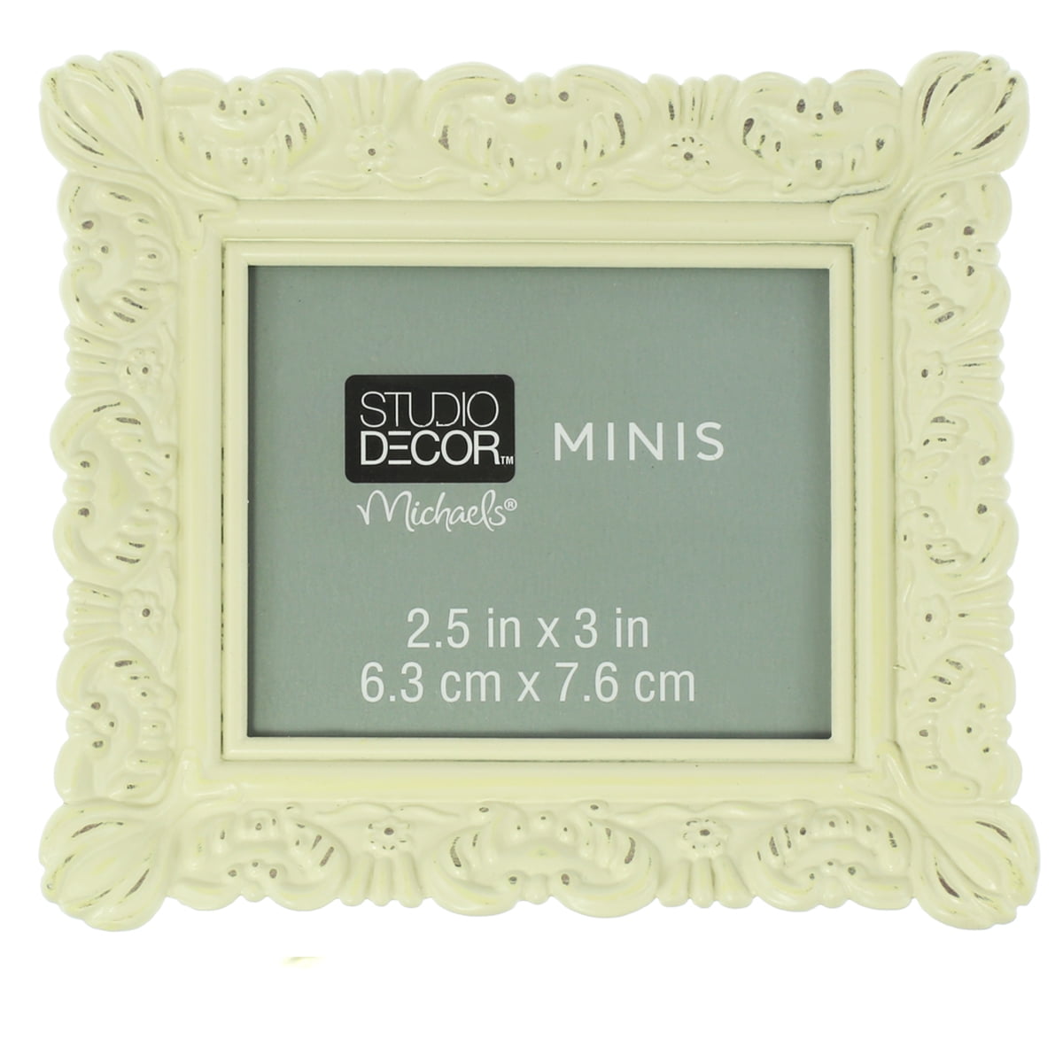 24 Pack: White Ornate 2.5" x 3" Mini Frame by Studio Décor® - Walmart.com