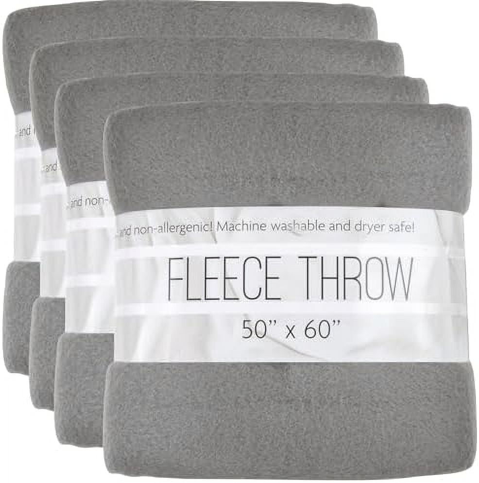 (24 Pack) Wholesale Bulk Fleece Throw Blankets for Wedding Favors ...