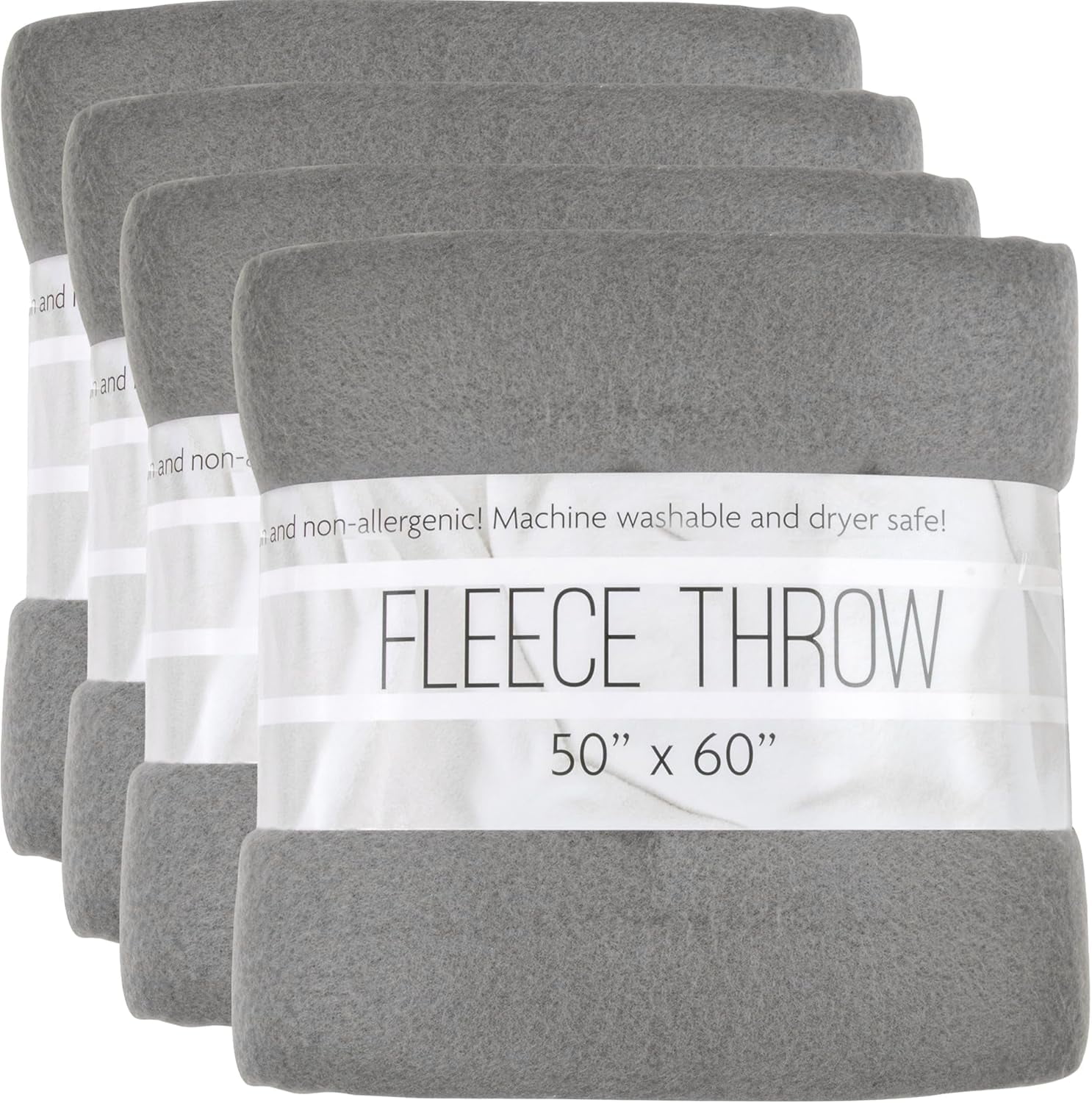 (24 Pack) Wholesale Bulk Fleece Throw Blankets for Wedding Favors ...