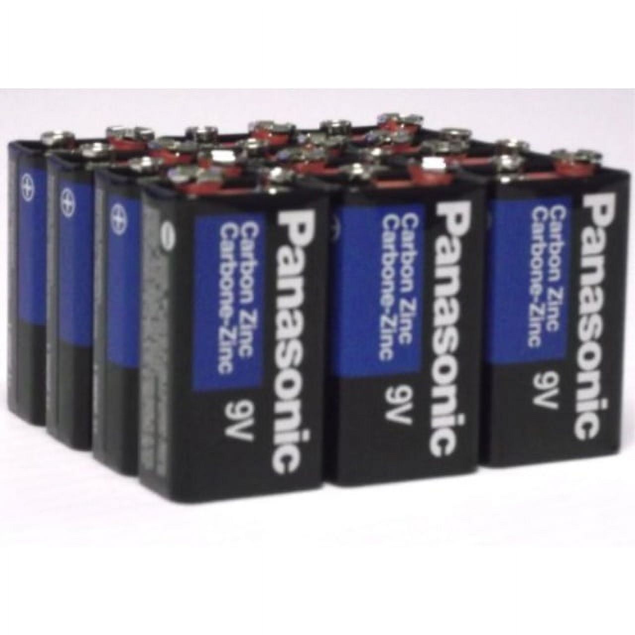 Panasonic Super Heavy Duty 9V Carbon Zinc Batteries (Wholesale 24 Pack ...