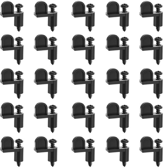 24 Pack Window Screen Clip with Screws, TGY 3/8 in Nylon Fasteners for ...