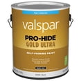 24-Pack of 1 gal Valspar 61005 Black Pro-Hide Gold Ultra Interior Self ...
