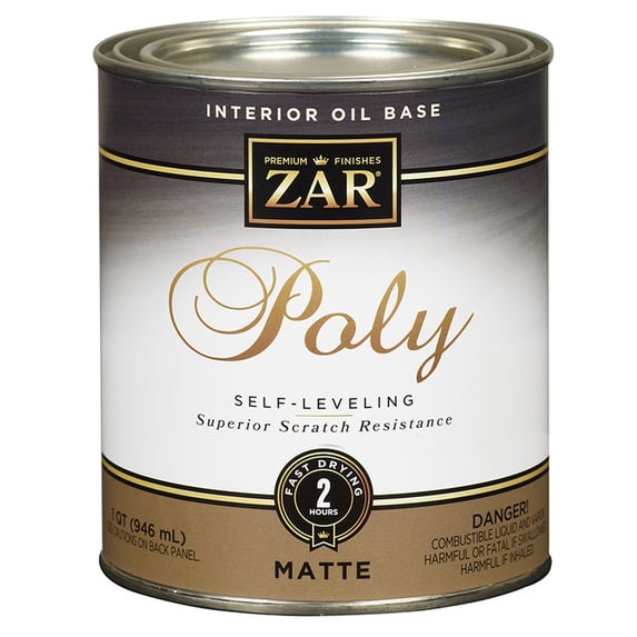 24-Pack of 1 qt UGL 33912 Clear Zar, Ultra Interior Oil-Based ...