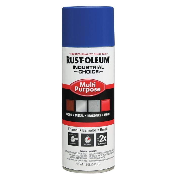24-Pack of 12 oz Rust-Oleum Brands 1624830 OSHA Safety Blue Industrial ...