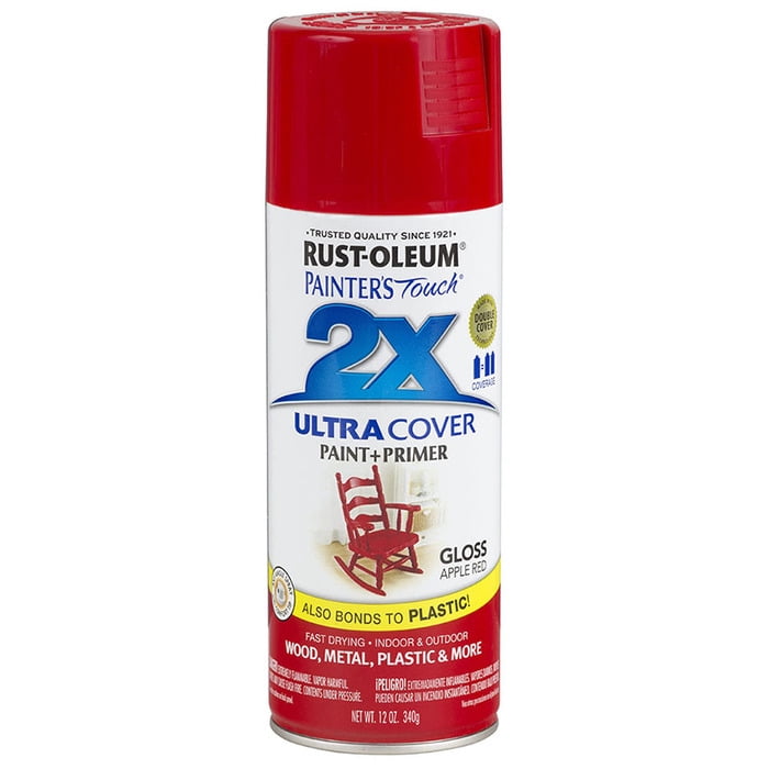 Rust-Oleum 24-Pack 12oz Gloss Apple Red 2X Ultra Cover Paint + Primer ...