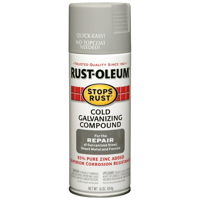 24-Pack of 16 oz Rust-Oleum Brands 7785830 Gray Stops Rust Cold ...