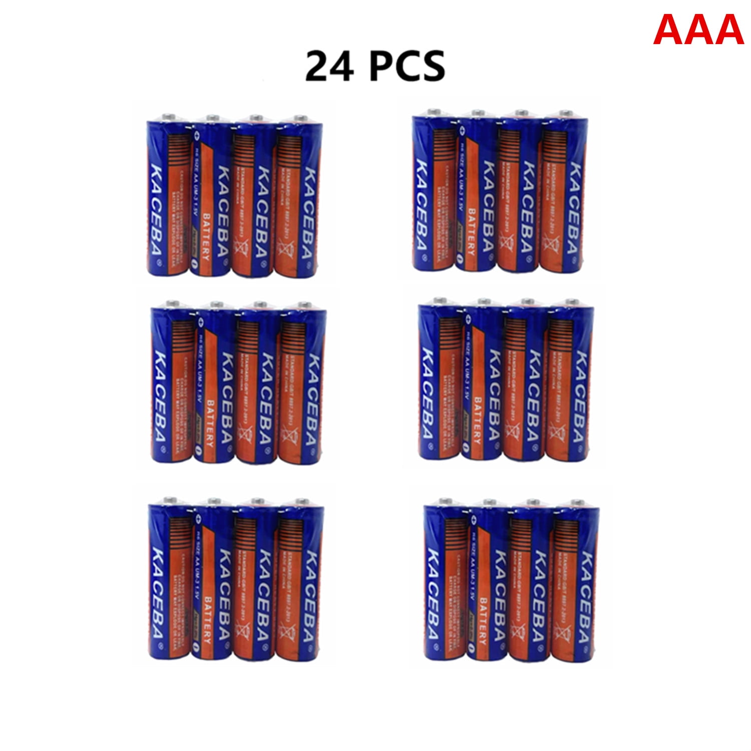 24 Pack of AAA Batteries Extra Heavy Duty 1.5v Lots New Fresh - Walmart.com