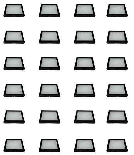 24 Pack of Riker Display Cases 5 x 6 x 3/4 for Collectibles Jewelry ...