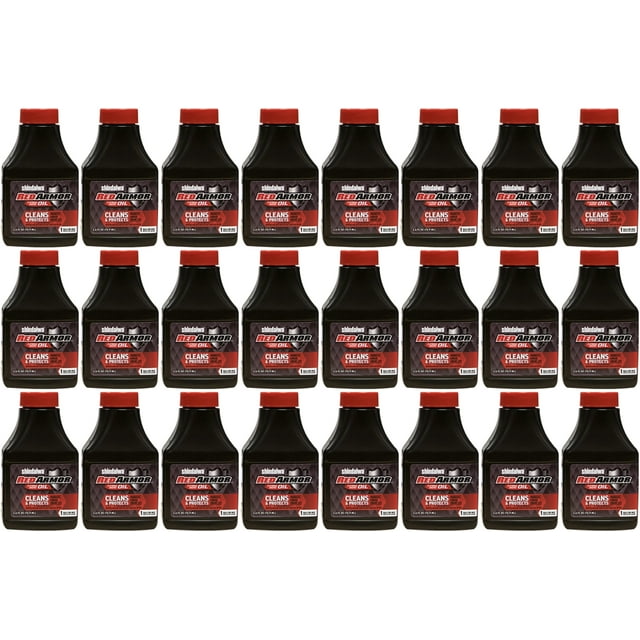 24 Pack of Shindaiwa Red Armor 2-Stroke Engine Oil 2.6 oz Bottle 50:1 ...