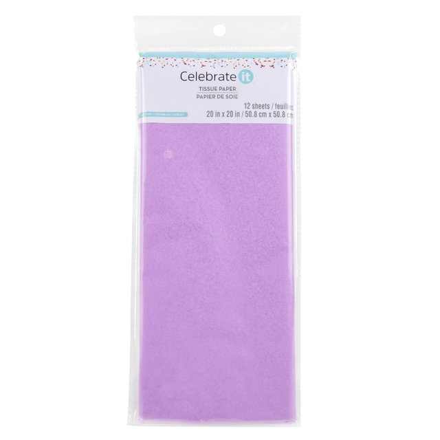 24 Packs: 12 ct. (288 total) Lavender Tissue Paper by Celebrate It ...