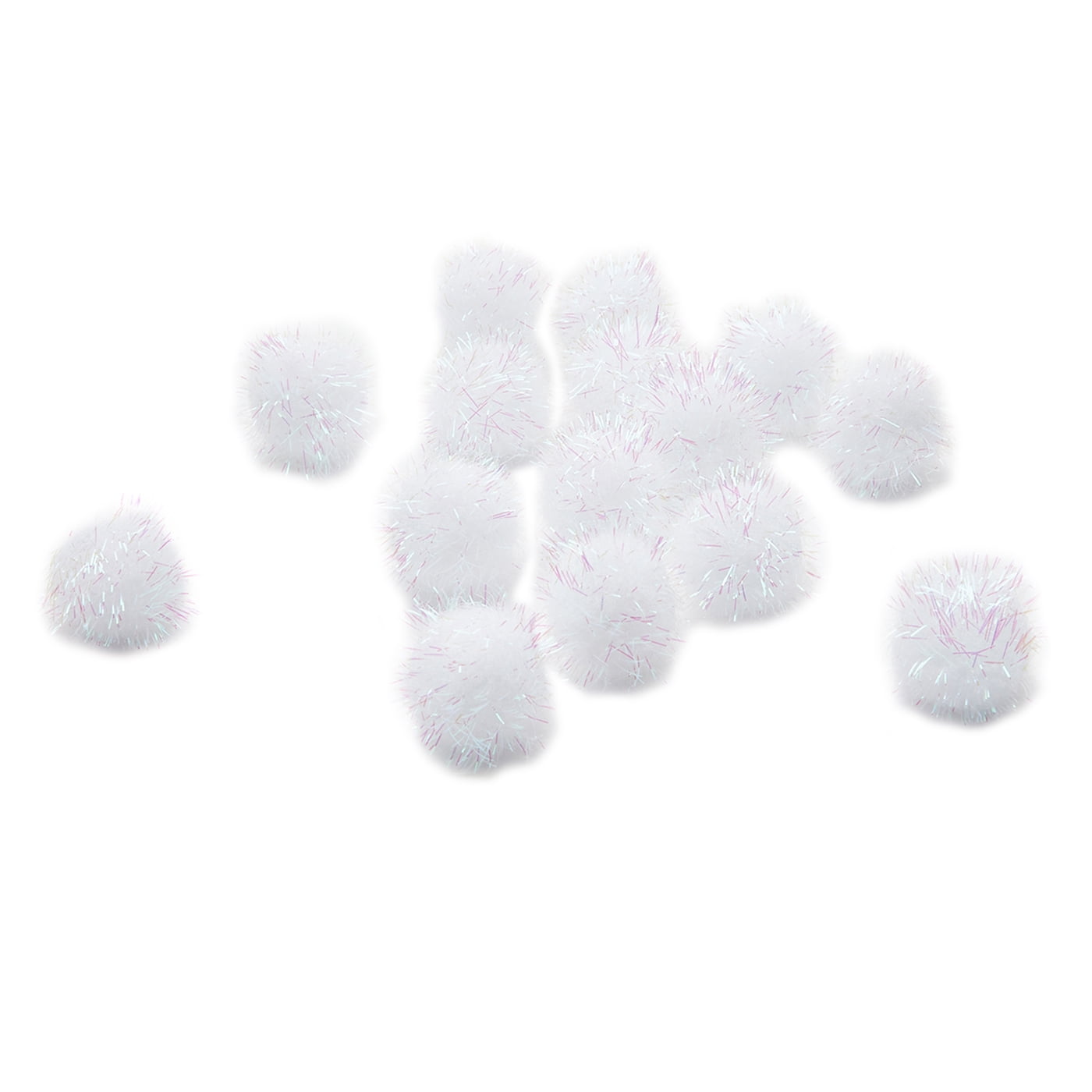 24 Packs: 15 ct. (360 total) 3/4" Sparkle Pom Poms by Creatology ...