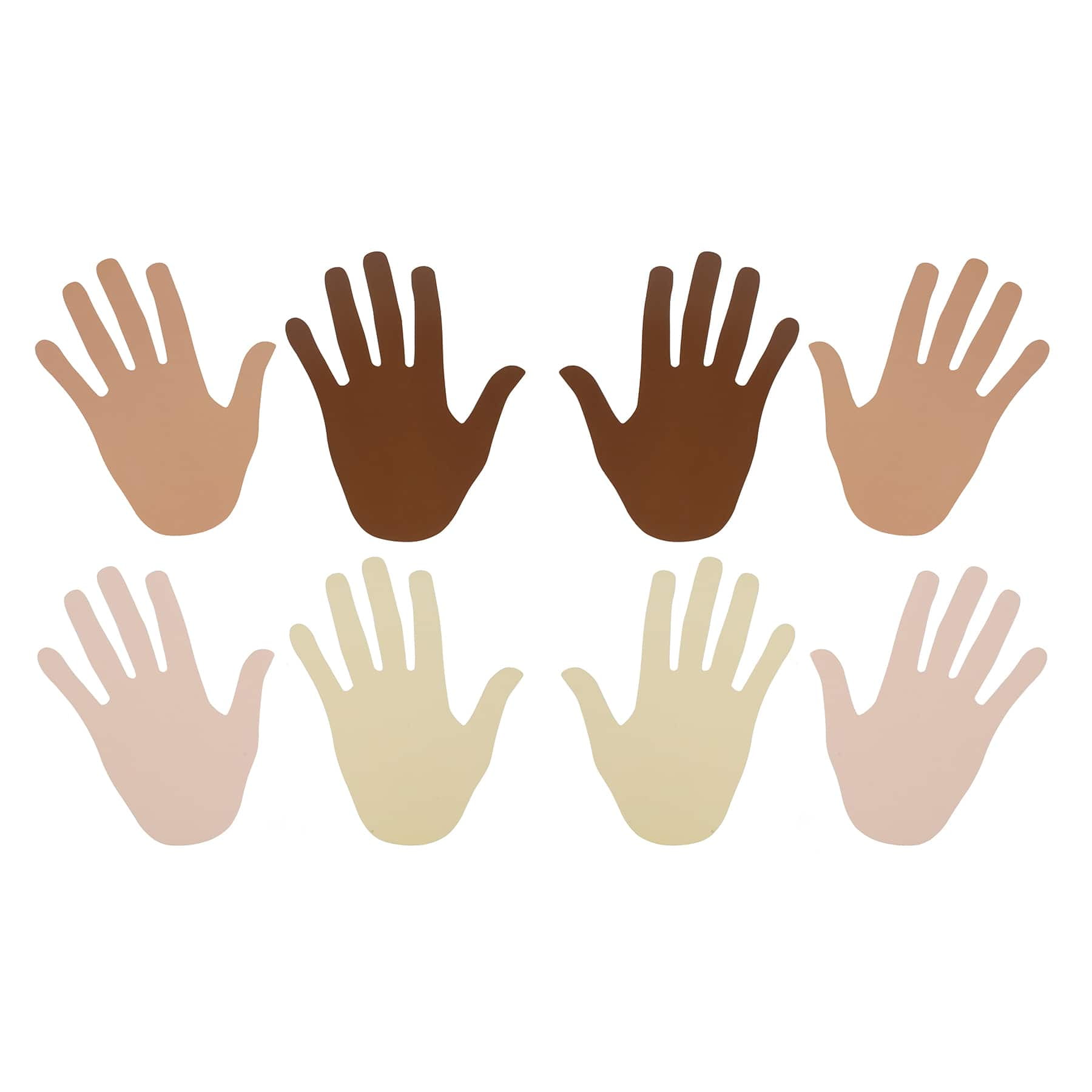 24 Packs: 16 ct. (384 total) Die Cut Hand Accents by B2C® - Walmart.com