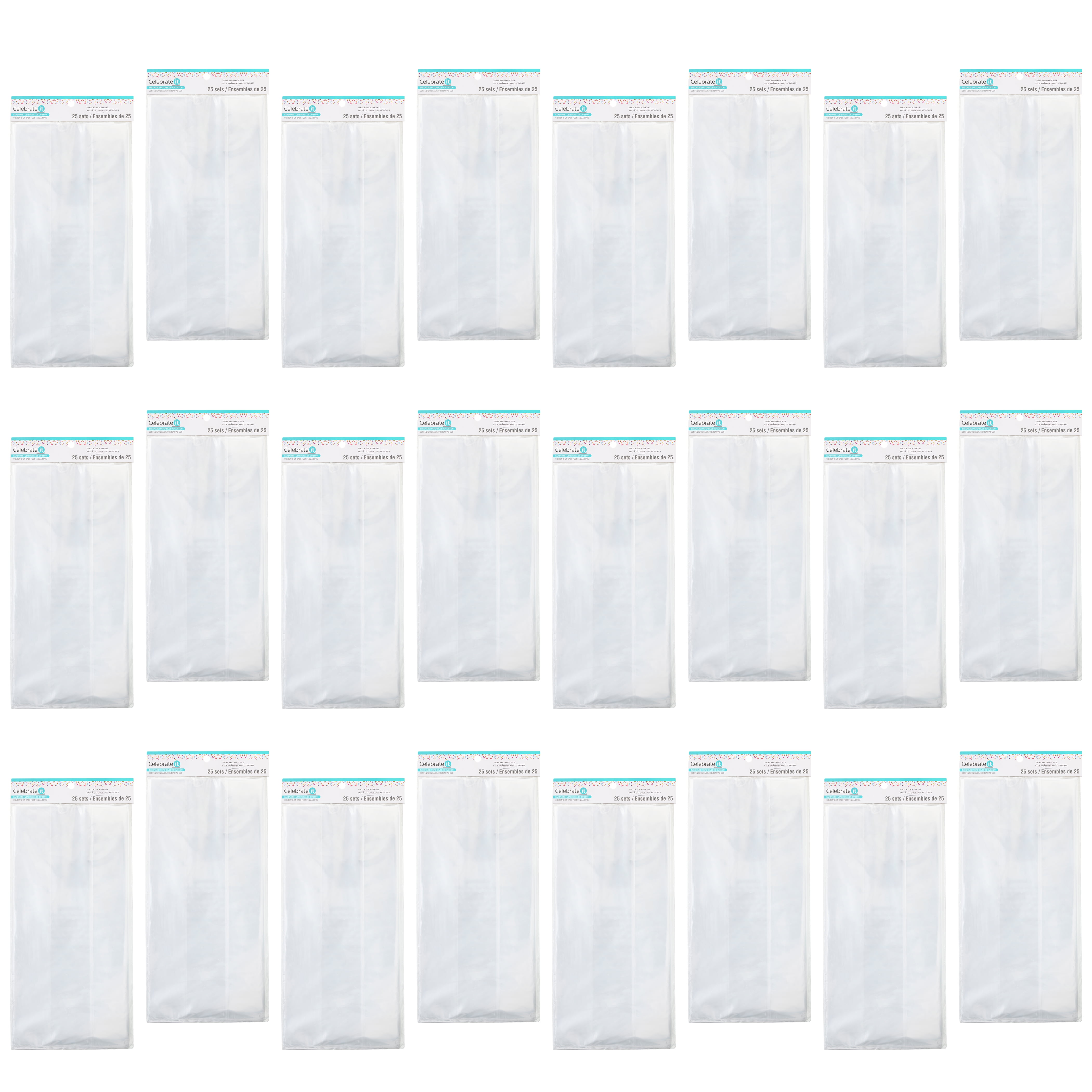 24 Packs: 25 ct. (600 total) Mini Loaf Treat Bags by Celebrate It ...