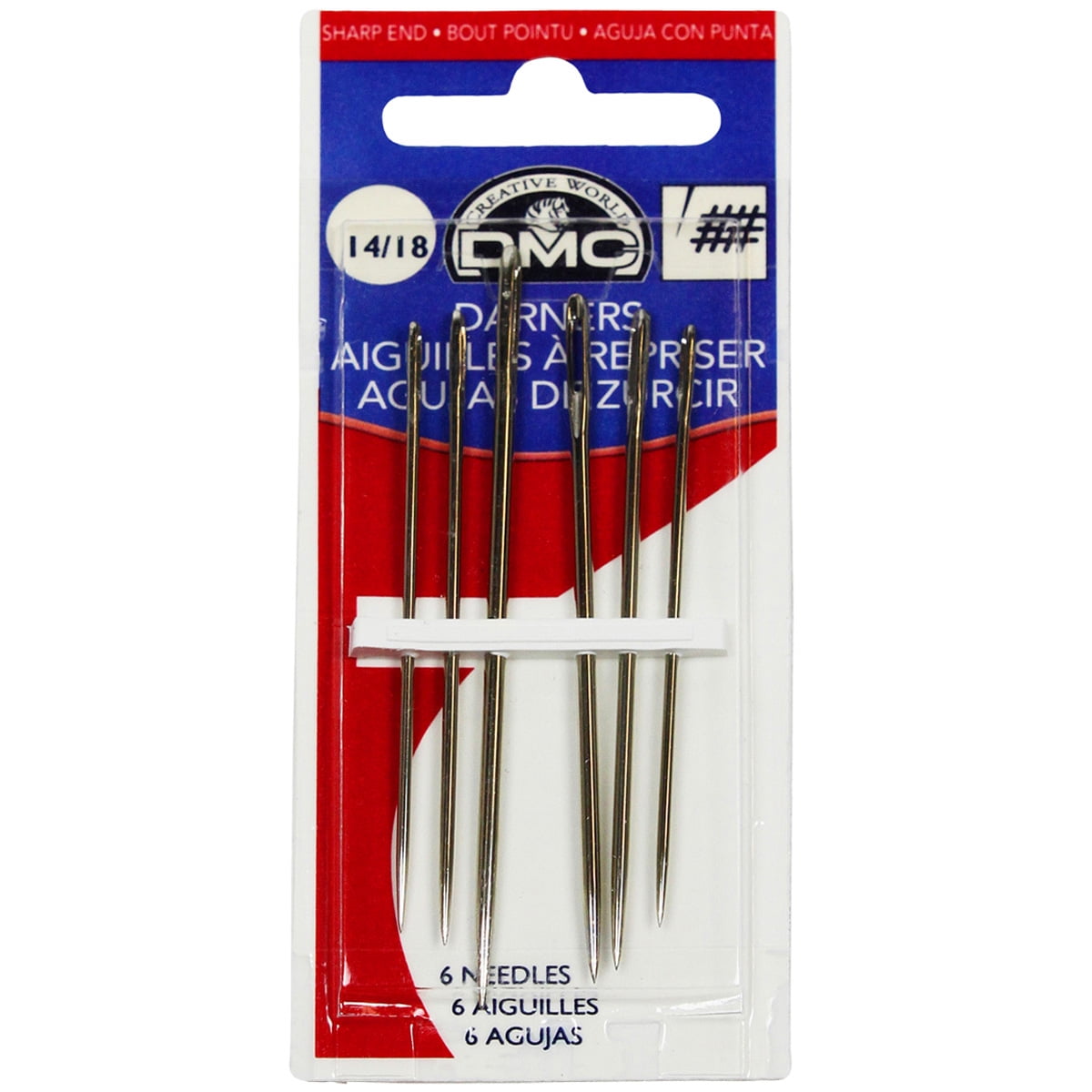 24 Packs: 6 ct. (144 total) DMC® Darners Needles - 14/18 - Walmart.com