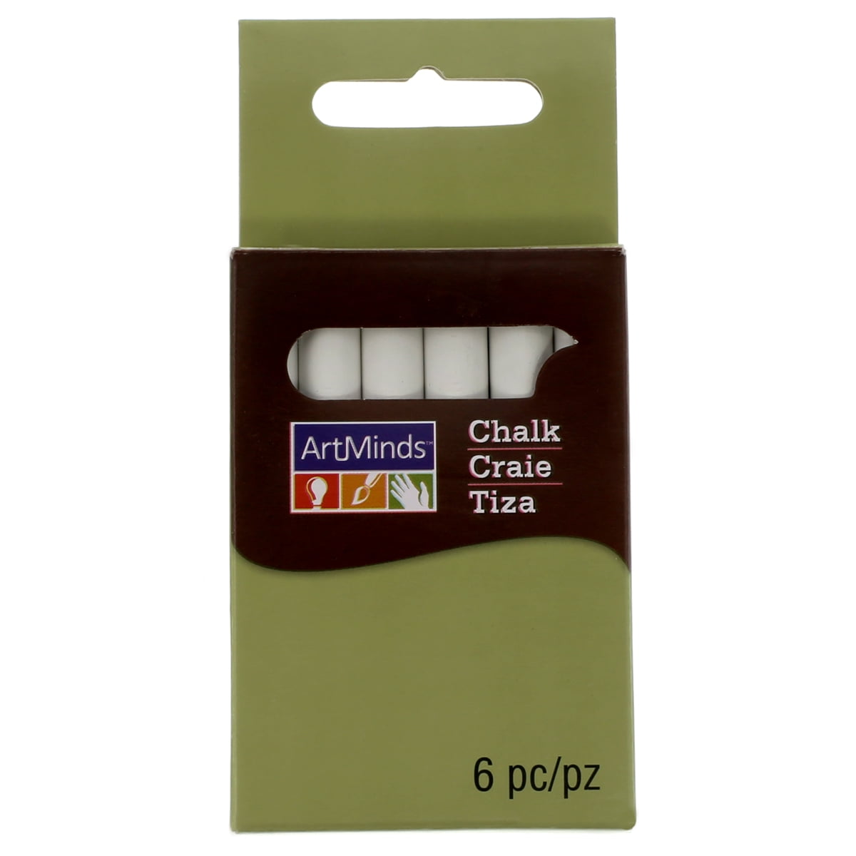 24 Packs: 6 ct. (144 total) White Chalk by ArtMinds™ - Walmart.com