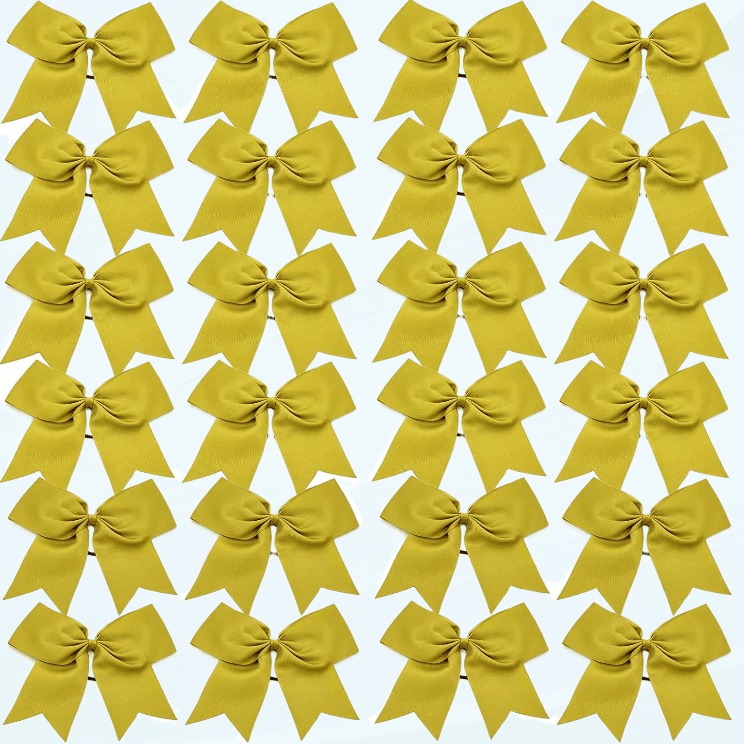 24 Packs 8 Inch Cheer Bows Large Cheerleading Bows Ponytail Holder ...