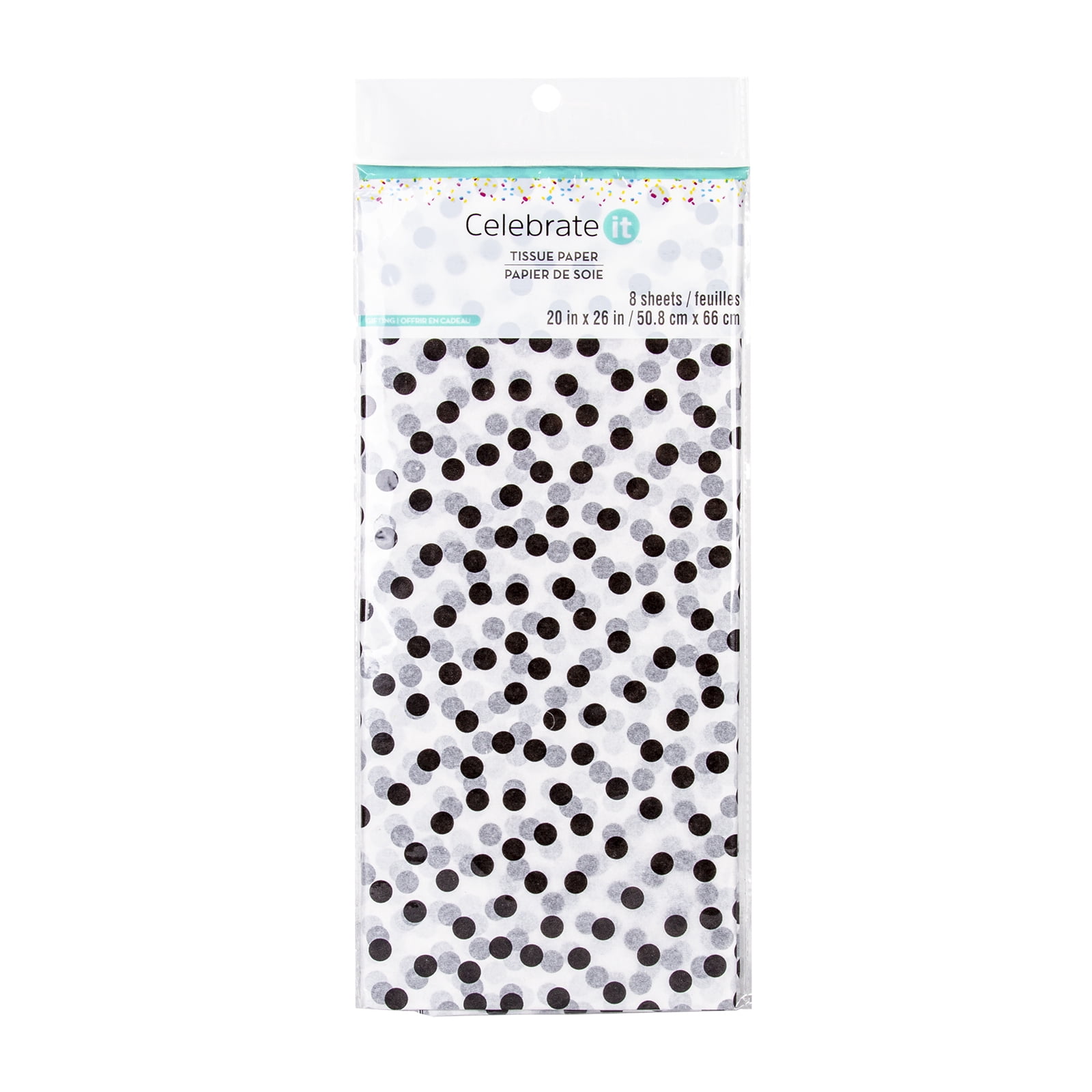24 Packs: 8 ct. (192 total) Dotted Tissue Paper Sheets by Celebrate It ...