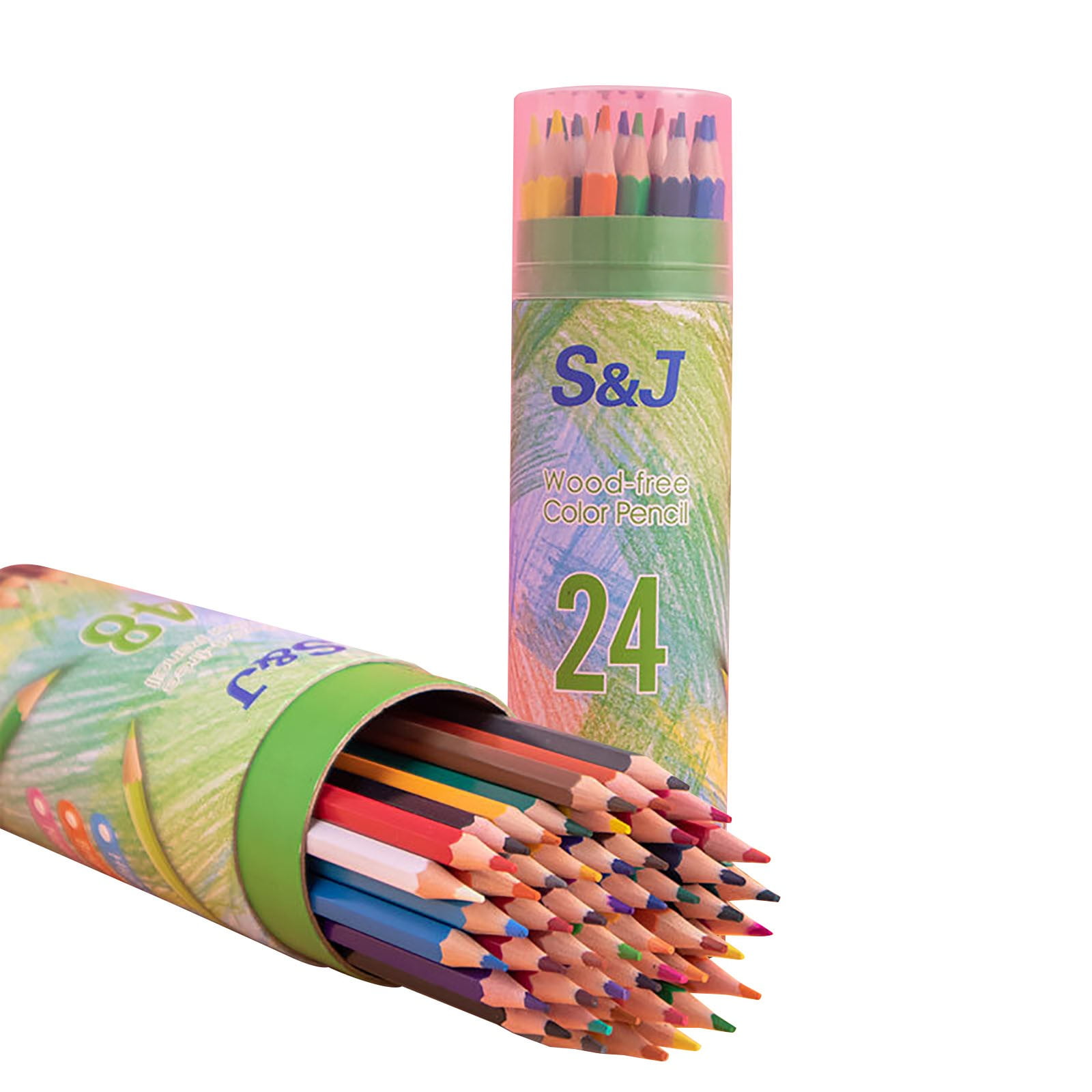 24 Packs Colored Pencils, Coloring Pencils, Drawing Pencils, Color ...