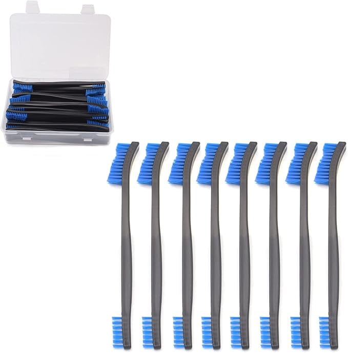 24 Packs Double-Ended Gun Cleaning Brushes 7 Inch Nylon Brass All ...