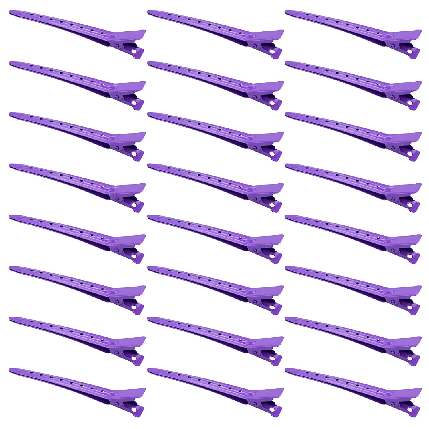 24 Packs Duck Bill Clips, 2.75 Inches Rustproof Metal Alligator Curl ...