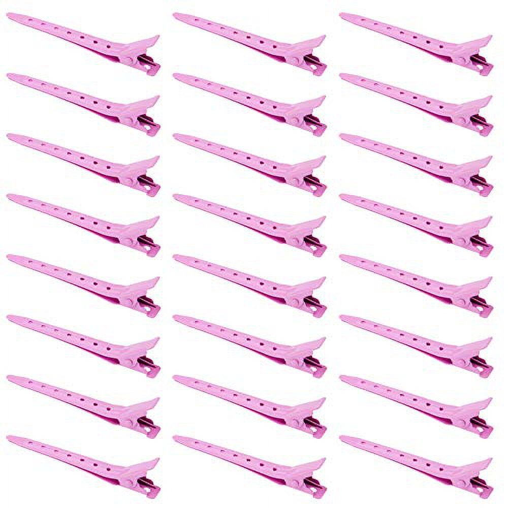 24 Packs Duck Bill Clips, 2.75 Inches Rustproof Metal Alligator Curl ...