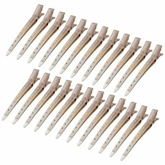 24 Packs Duck Bill Clips, 3.35 Inches Rustproof Metal Alligator Curl ...