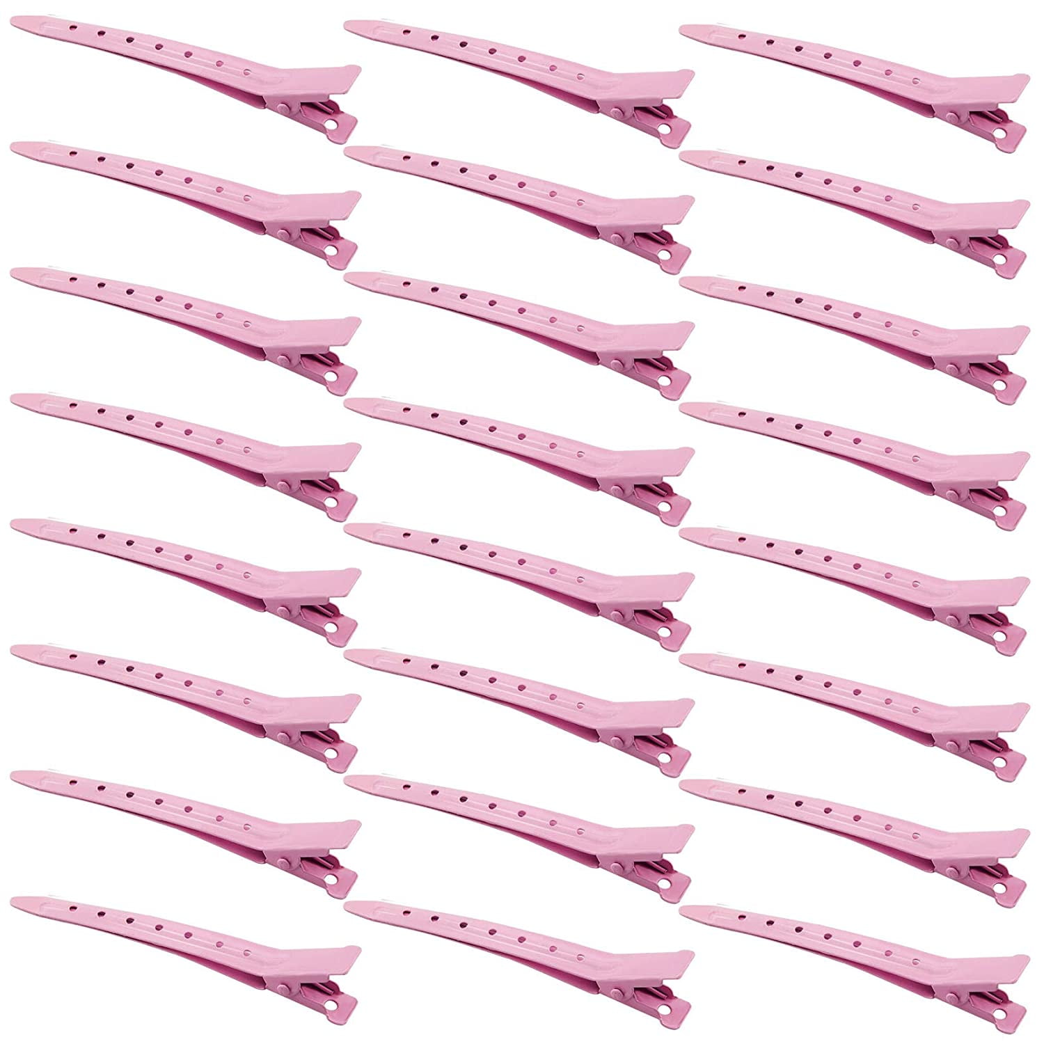 24 Packs Duck Bill Clips, 3.35 Inches Rustproof Metal Alligator Curl ...