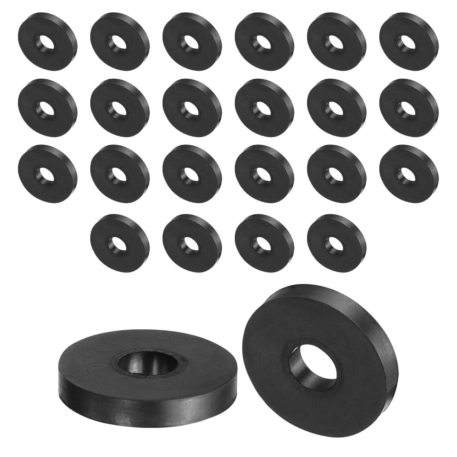 24 Packs Rubber Spacers 30mm OD, 10mm ID, 5mm Height Round Anti ...