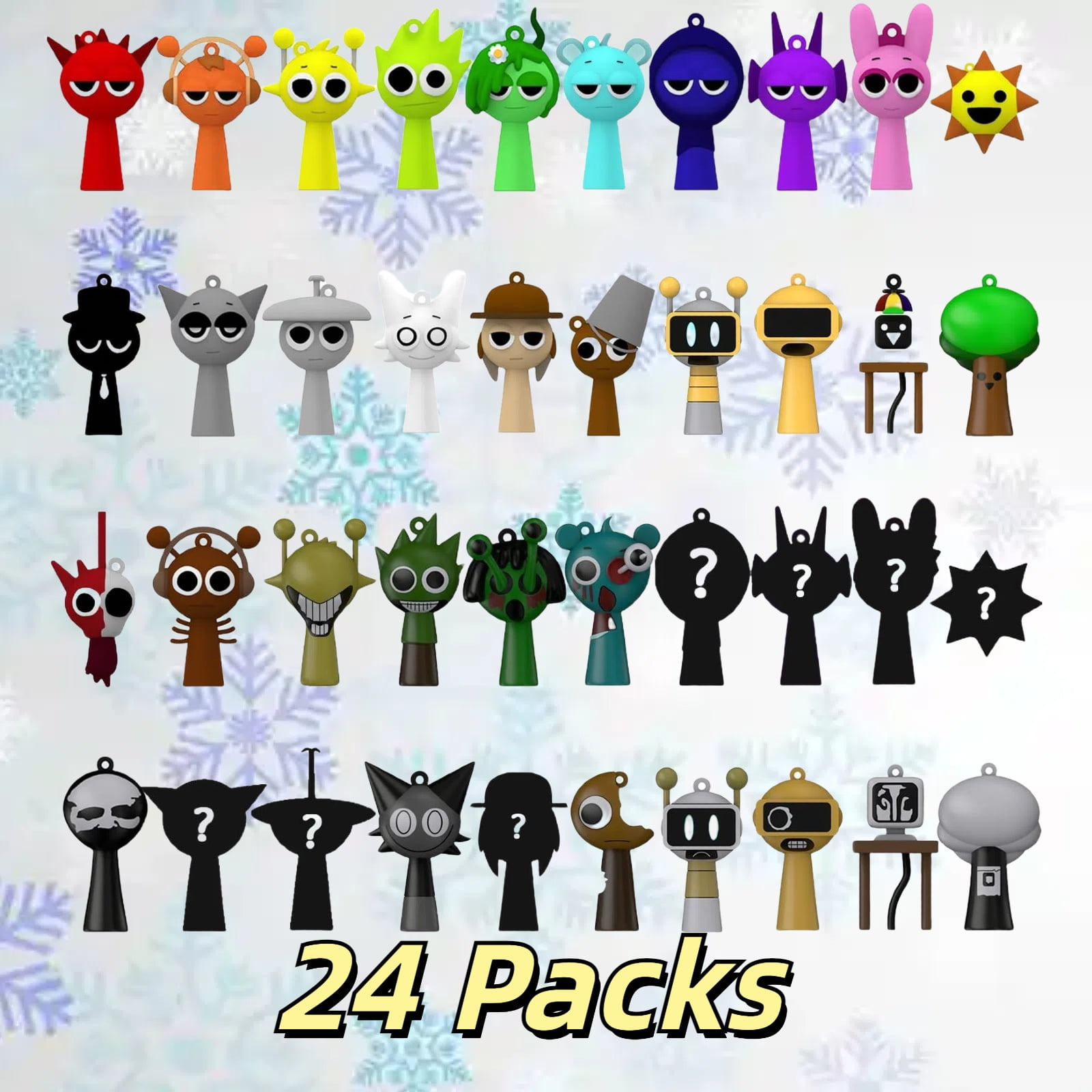 24 Packs Sprunki Incredibox Blind Box: A Thrilling Surprise for Game ...