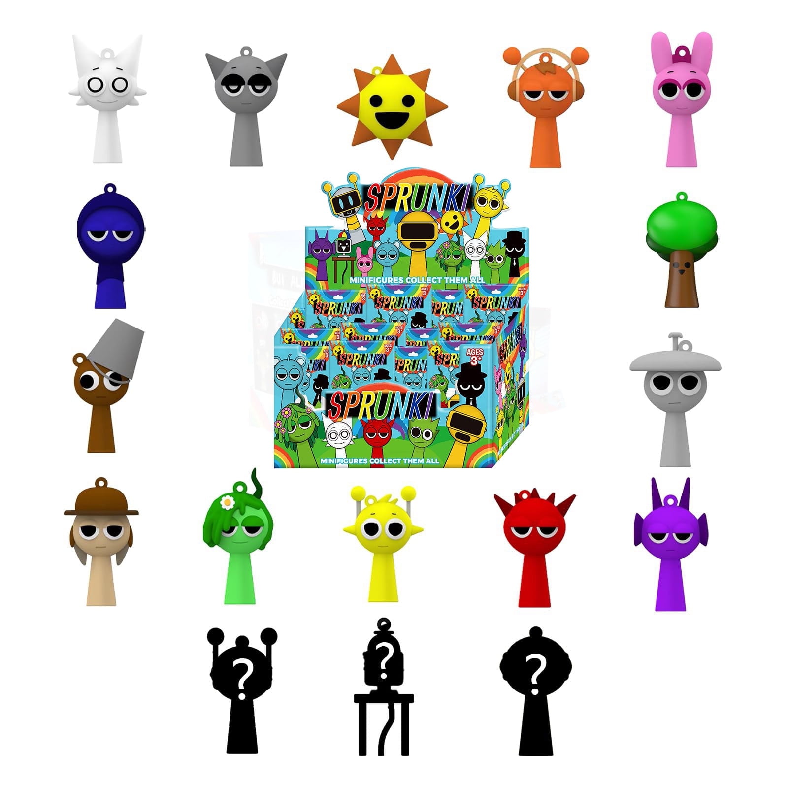 24 Packs Sprunki-Mystery Box: Unbox Your Surprise Today! Ideal for Kids ...