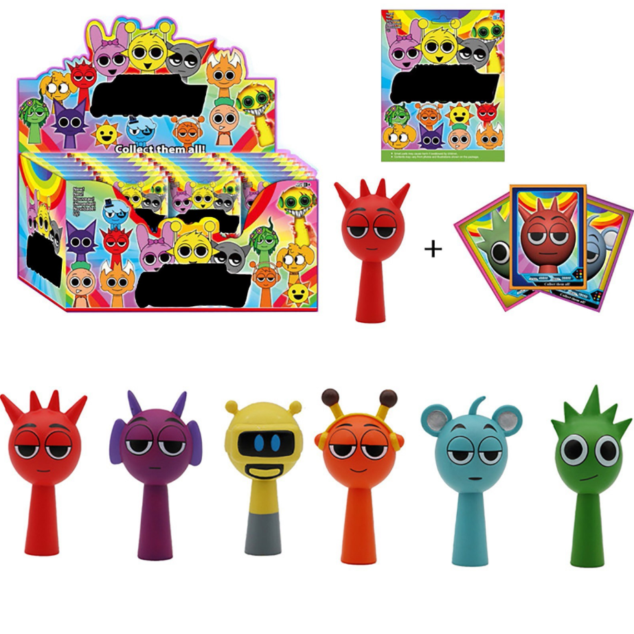 24 Packs Sprunki Toys Box: Perfect for Game Fans, Featuring Surprise ...