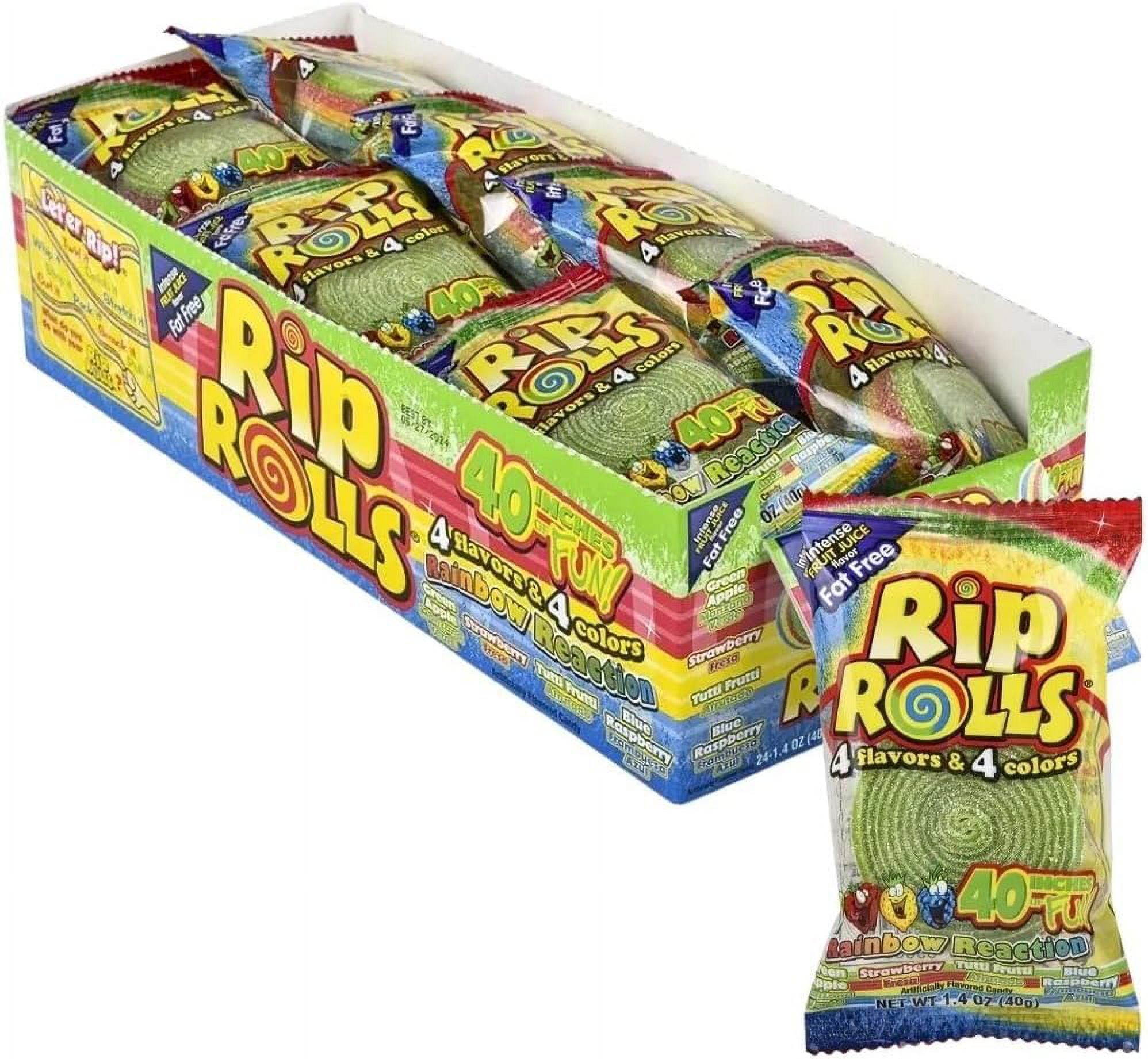 24 Packs of Individually Wrapped 1.4 oz (Rainbow Reaction) - Walmart.com