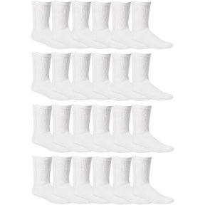 Yacht & Smith Kids Cotton Crew Socks Bulk Pack, Lightweight, Donation ...