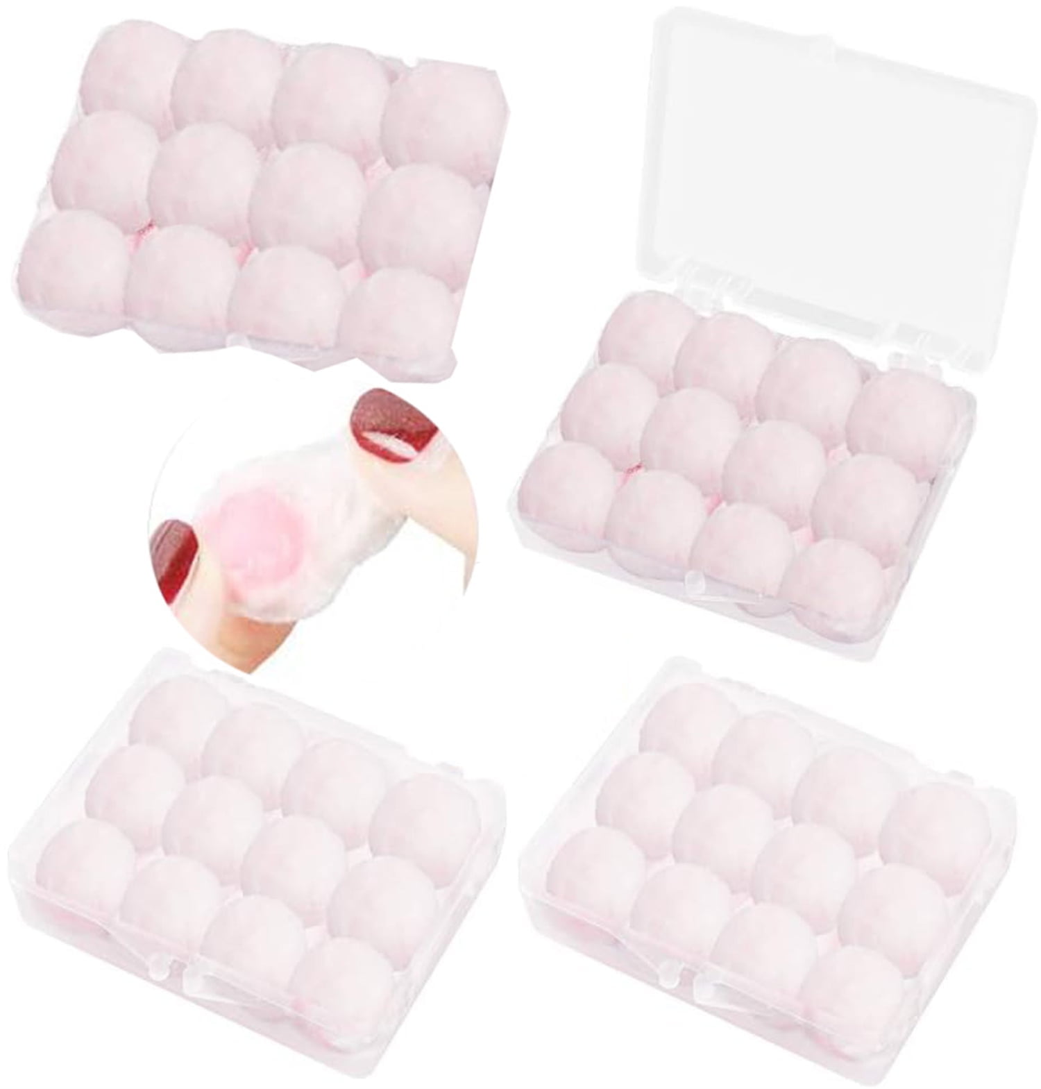 24 Pair Wax Ear Plugs for Sleeping,Bexikou Noise Cancelling Reusable ...