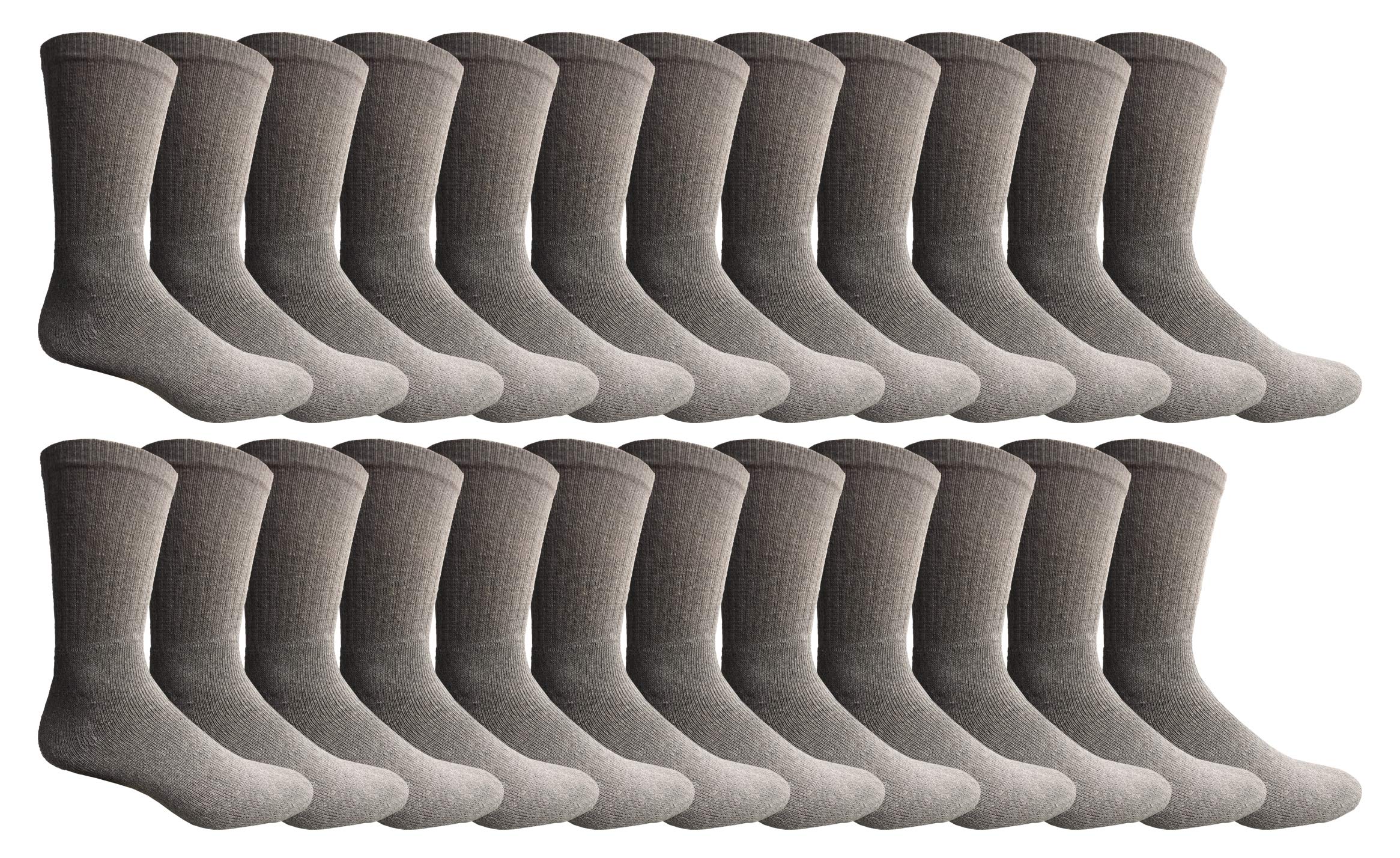 24 Pairs Of Yacht & Smith Mens Wholesale Bulk Cotton Socks, Athletic ...