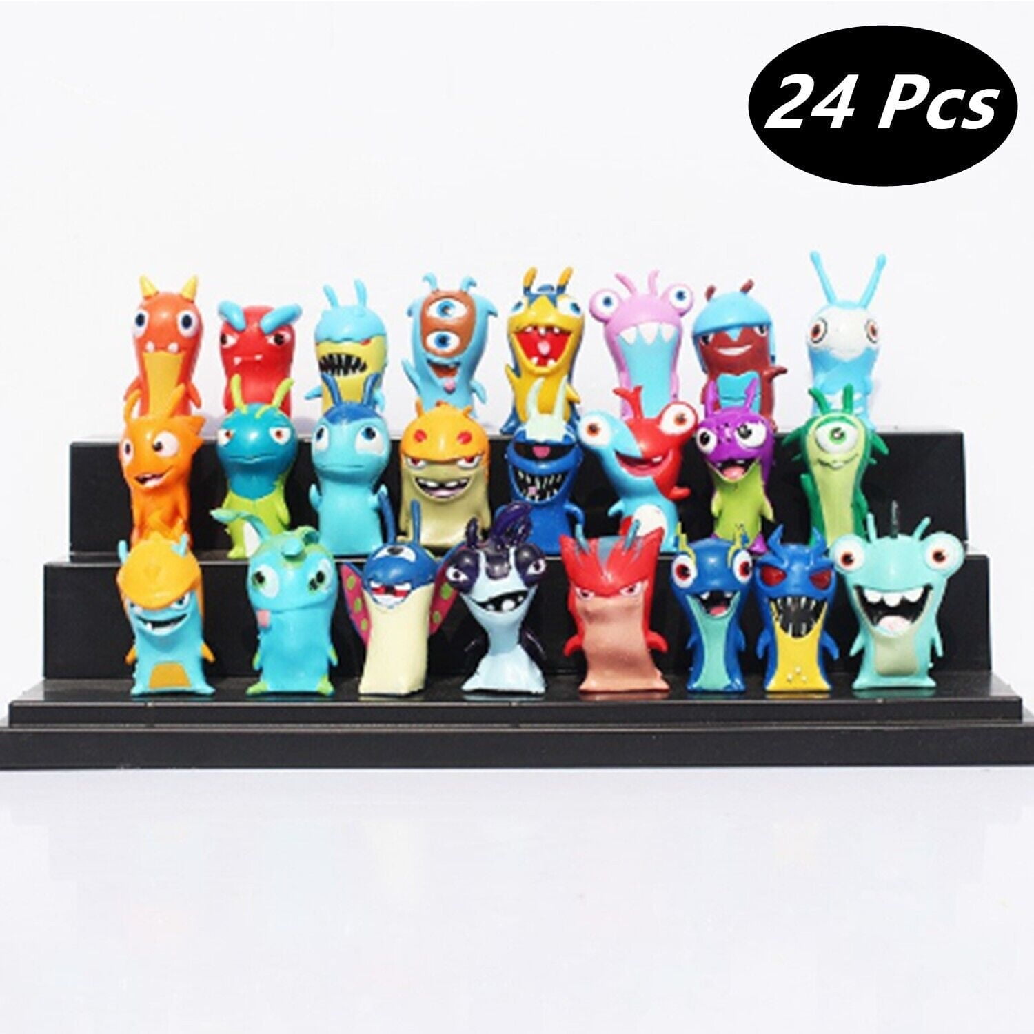 Anime Slug-terra: 24 Pc Set, PVC Action Fighting Mini-Figures ...