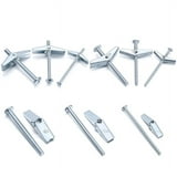 24 Pc Wing Nut Kit, Zinc Plated Steel Bolts and Hardware Set for ...