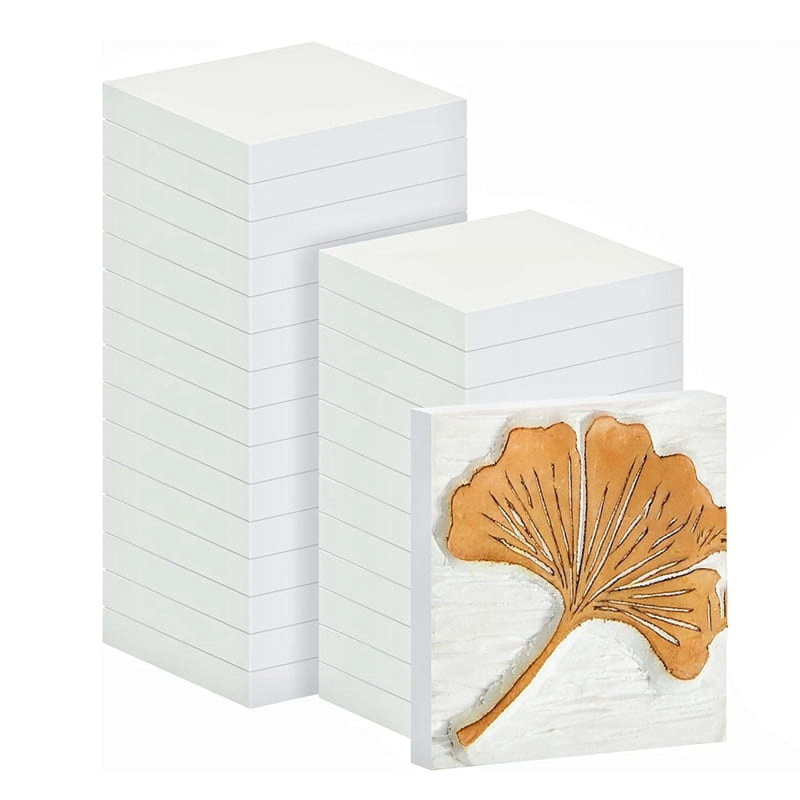 24 Pcs 2 X 2inch Rubber Carving Blocks Linoleum Blocks for Printmaking ...