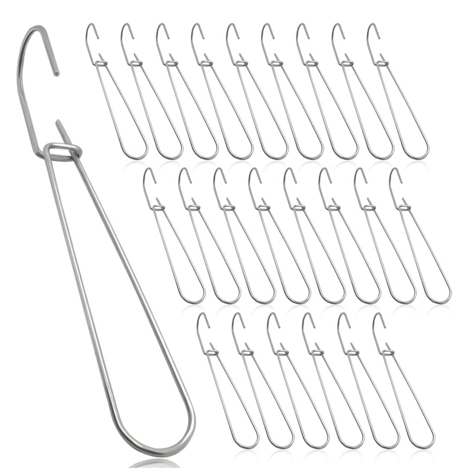 24 Pcs 7.3 Inch Metal Pattern Hooks Sewing Making Hanging Hanger ...