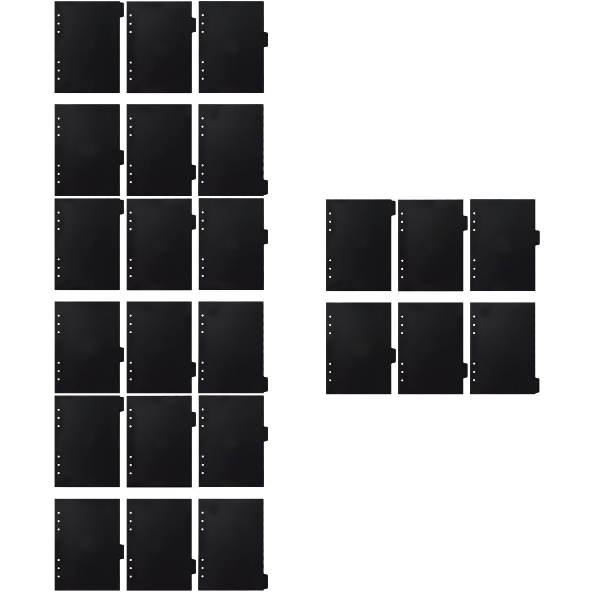 24 Pcs A5 Notebook Plastic Binder Dividers Manualidades Para Niños ...