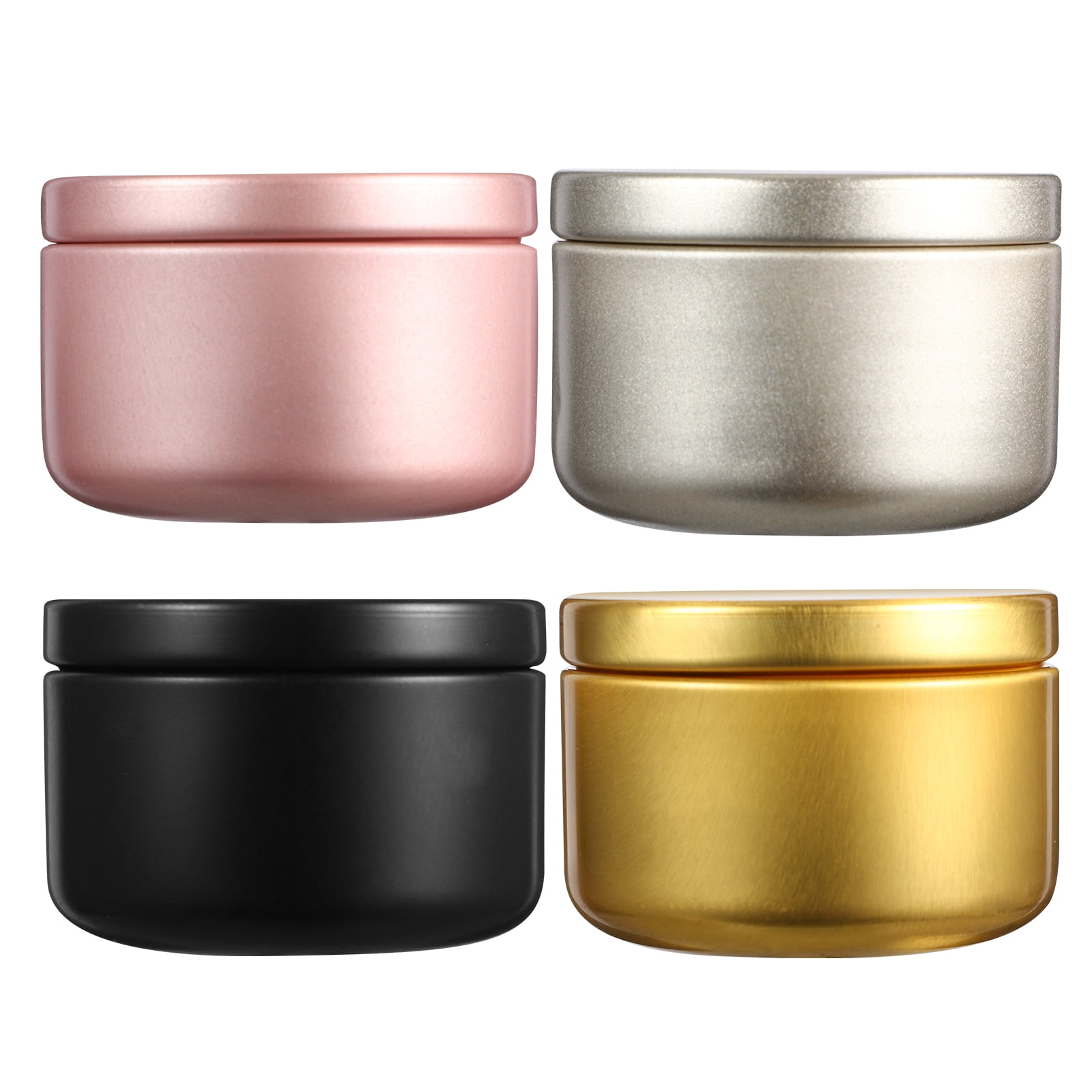 24 Pcs Aluminum Candle Tin Candle Container Candle Making Jars Candle ...