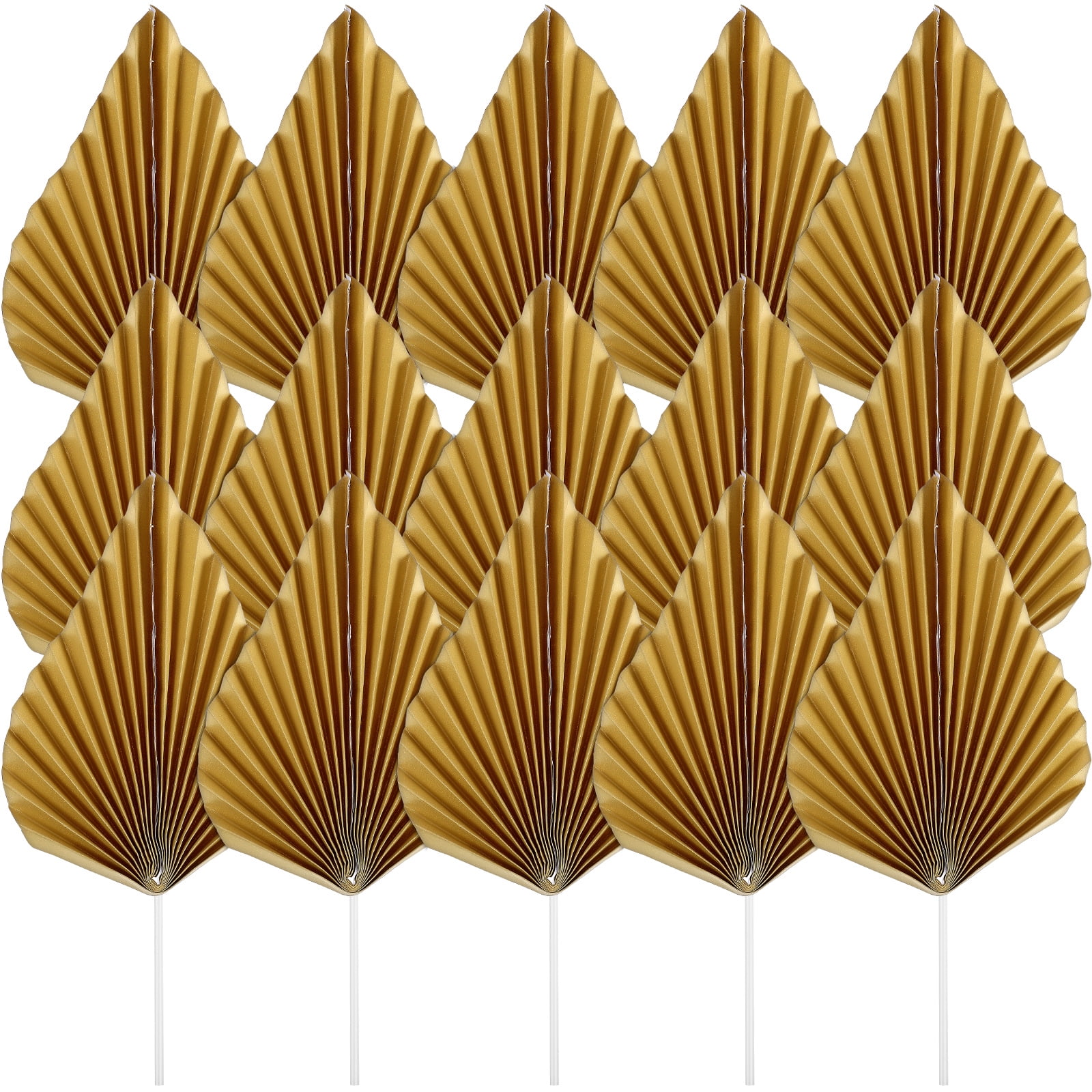 24 Pcs Artificial Flowers for Cakes Gold Leave Socket Unique Cake ...