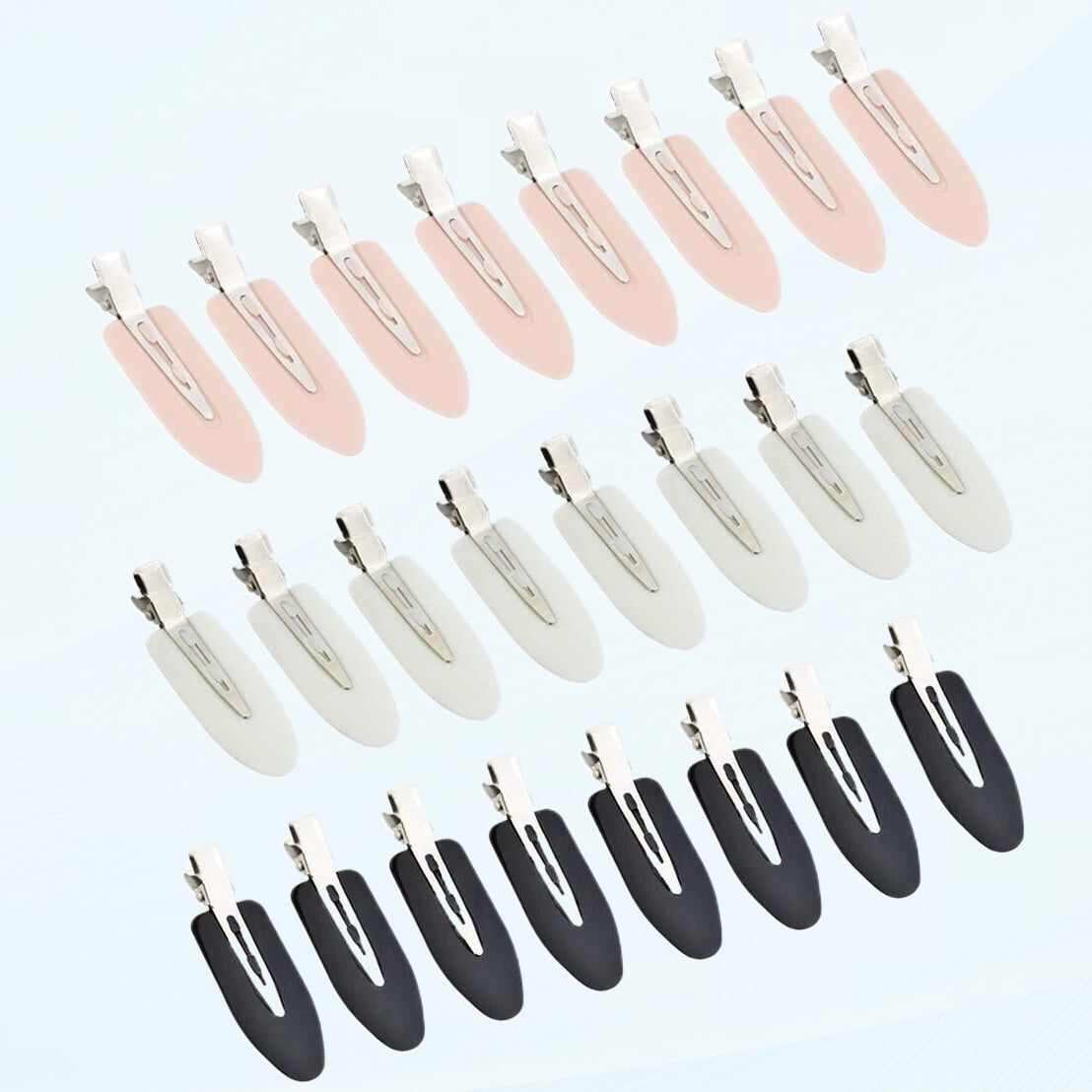 24 Pcs No Bend Hair Clips Pin Curl Clip No Crease Hair Clip for ...