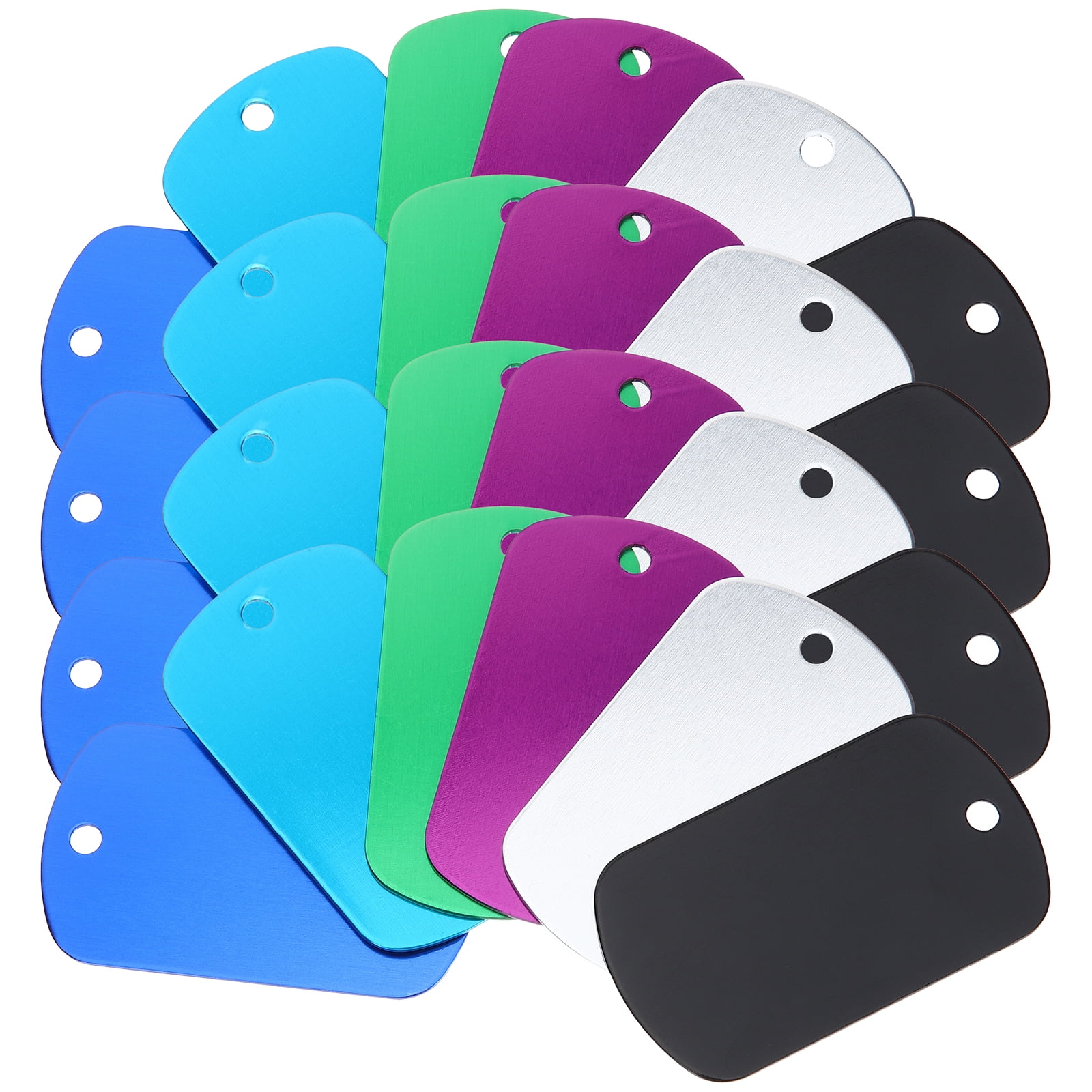 24 Pcs Blank Label Pet Puppy ID Tag Dog ID Tags Stamping Blanks Tags ...