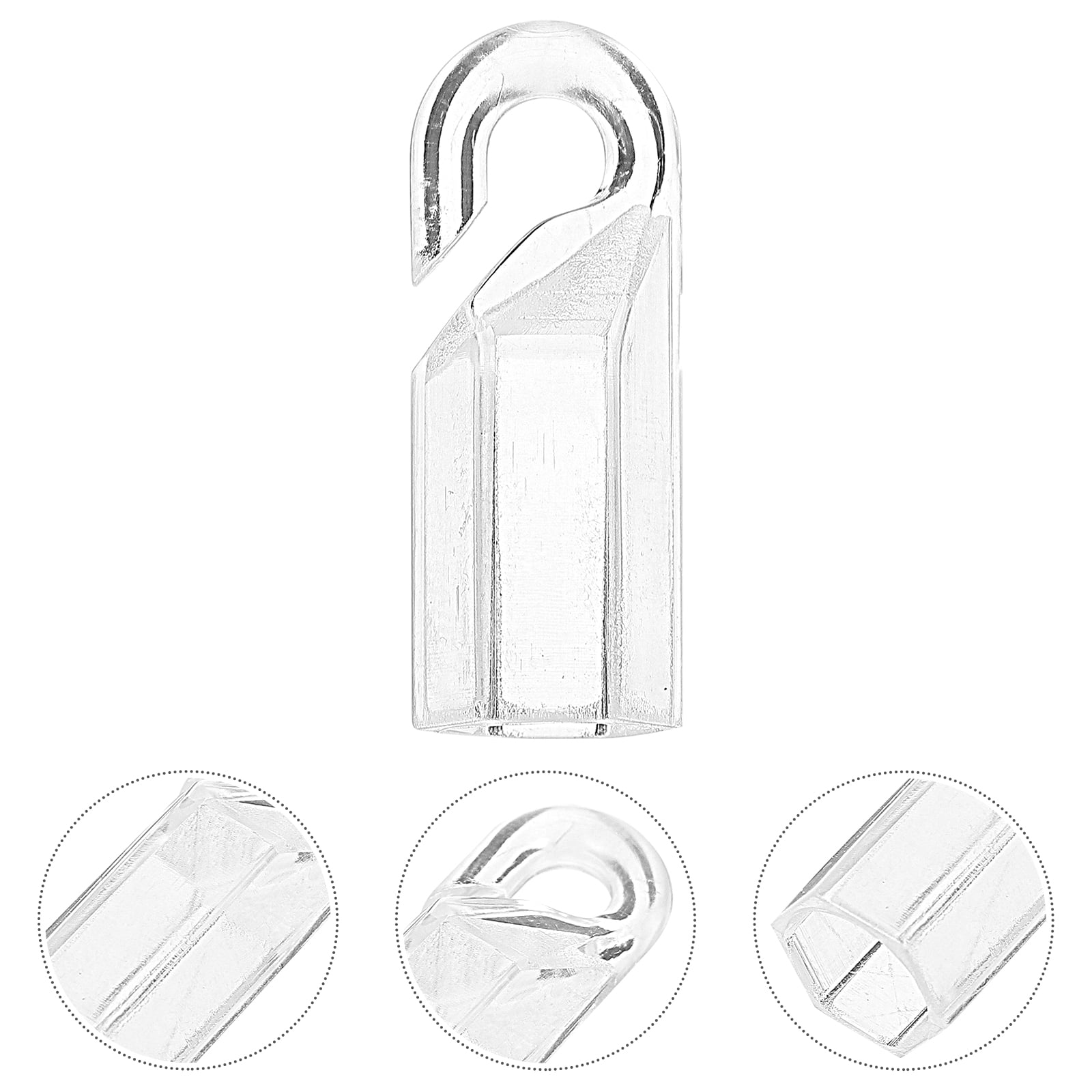 24 Pcs Blind Wand Tip Hook Clear Wand Tip Hook Connector Wand Caps ...