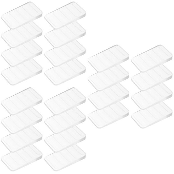 24 Pcs Block Furniture Spacers Fish Tank Accessories Plastic Wedges ...