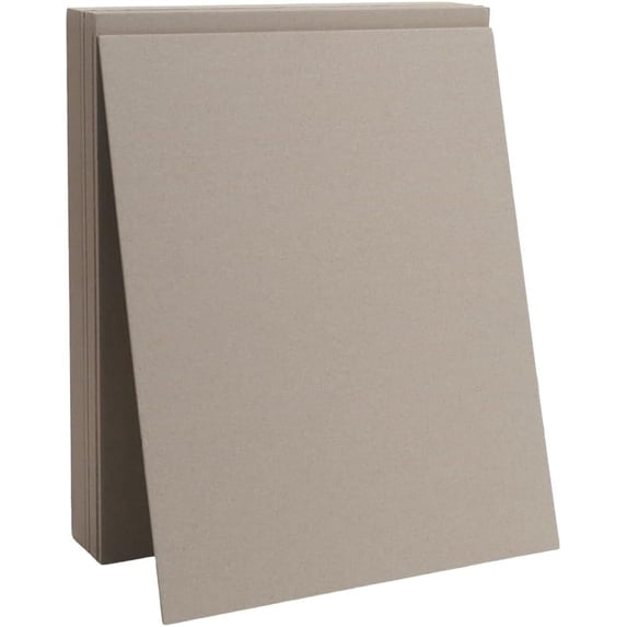24 Pcs Book Board 80PT 2mm Light Grey Binders Boards Thick Binders ...