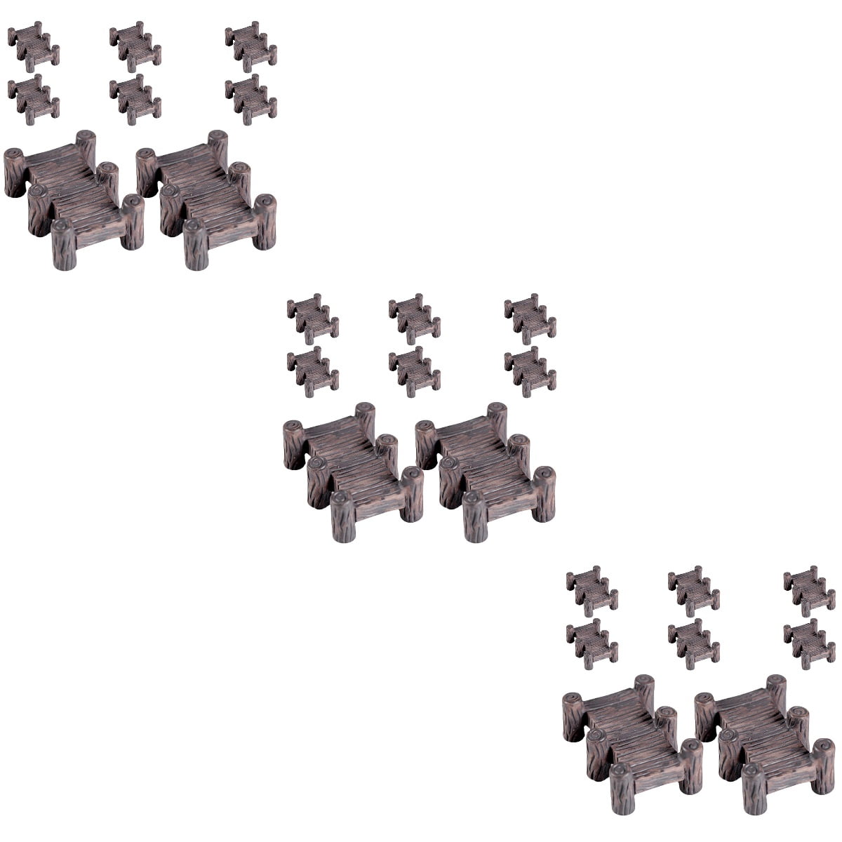 24 Pcs Bridge Statue DIY Landscaping Resin Bridge Figurine DIY Resin ...