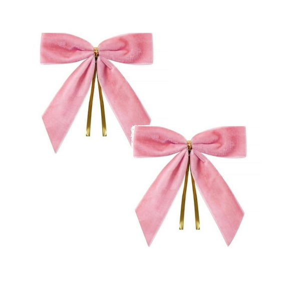 24 Pcs Burgundy Small Velvet Christmas Bows for Christmas Tree, Wreath ...